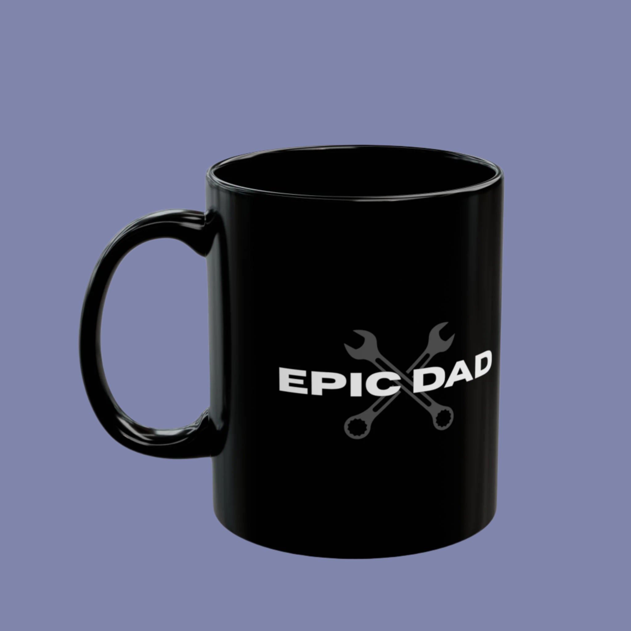 Epic Dad Black Mug - Coffee Lover, Dad's Birthday, Mechanic Dad ...